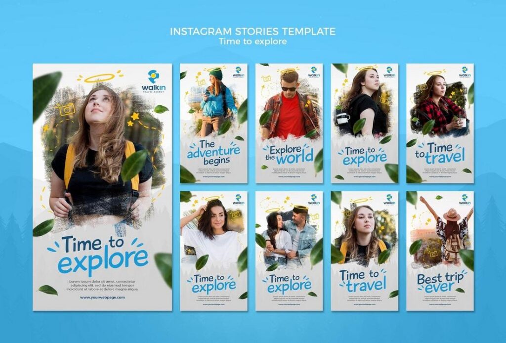35+ Best Free Instagram Story Templates 2025 - Shack Design