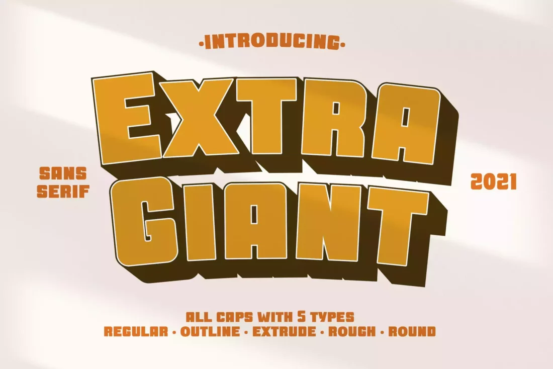 Extra Giant Poster Font | Design Shack
