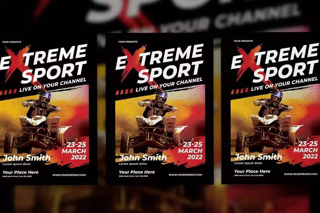 Extreme Sports Flyer Template | Design Shack