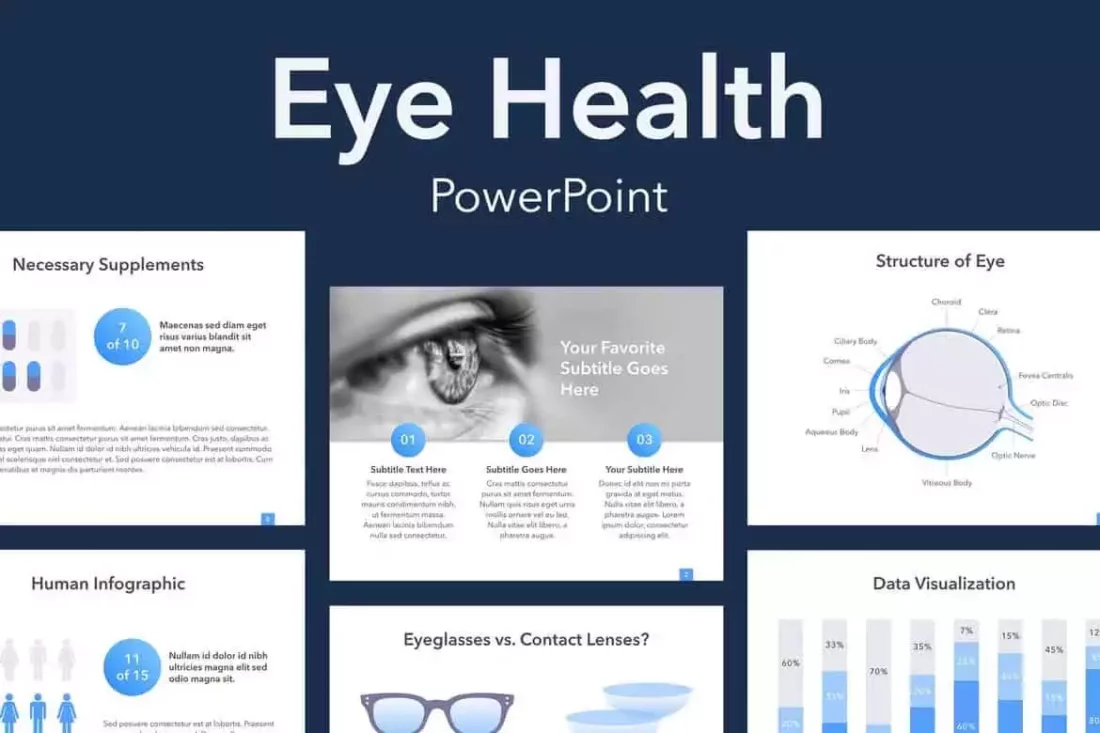 Eye Health PowerPoint Template | Design Shack