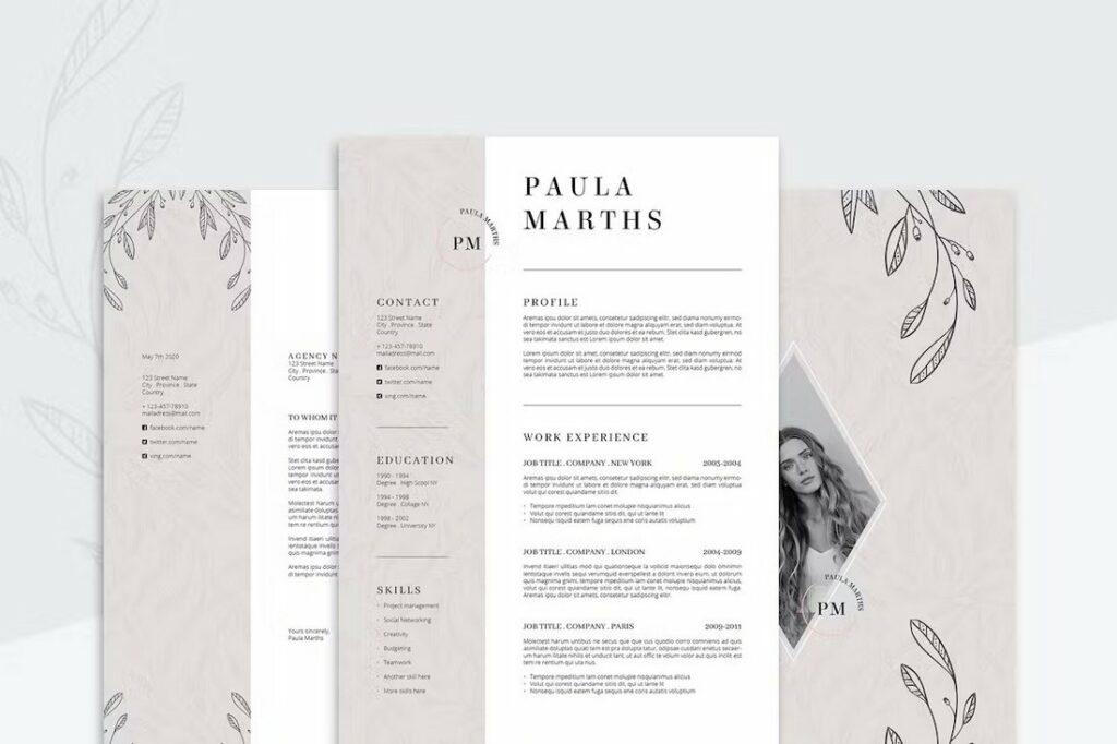 25+ Best Minimal Resume Templates in 2024 | Design Shack