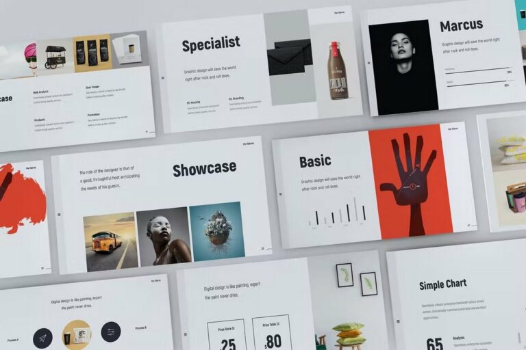 20+ Tema Google Slide Minimalis + Sederhana (Desain Minimal) - desainae.com