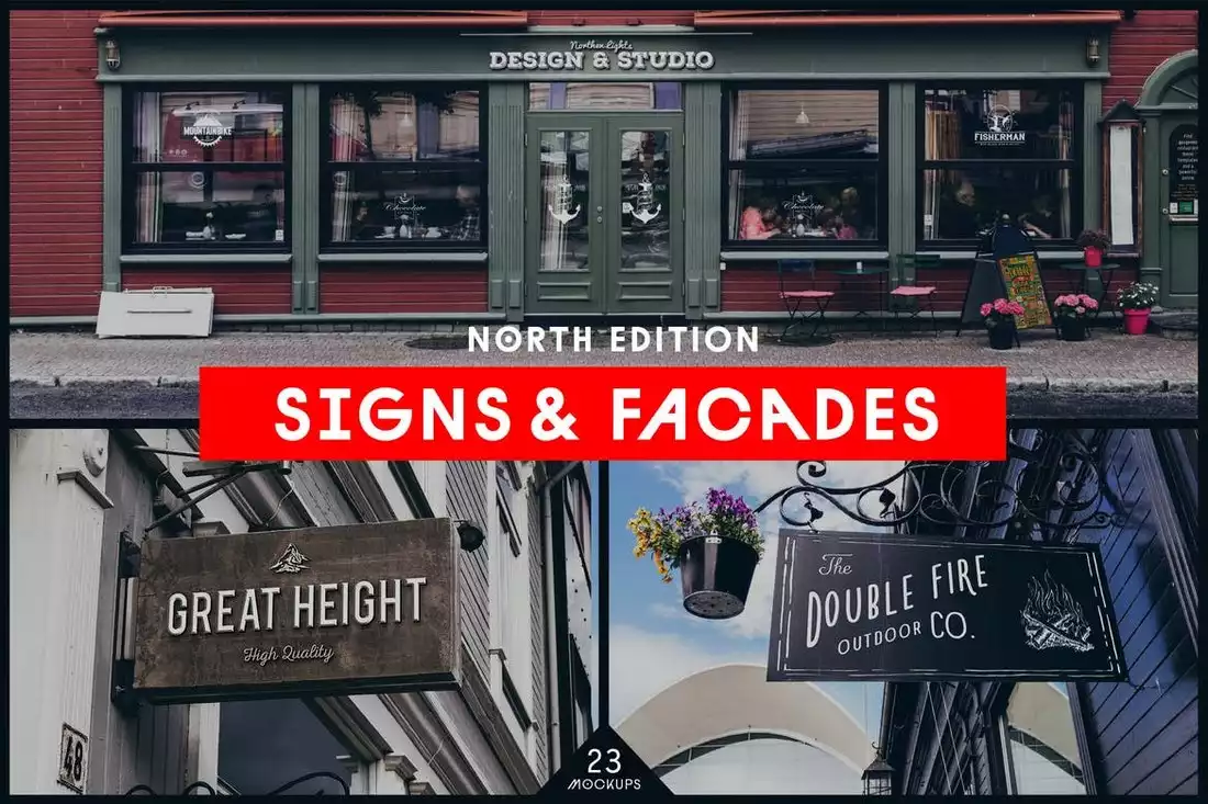Facades & Sign Mockups | Design Shack