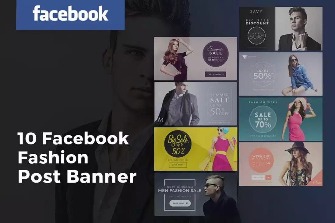 Facebook Fashion Post Banners Ads | Design Shack
