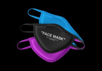 35+ Face Mask Mockup Templates & Overlays | Design Shack