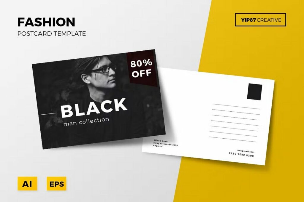 20+ Best Printable Postcard Templates (+ How to Make a Postcard)