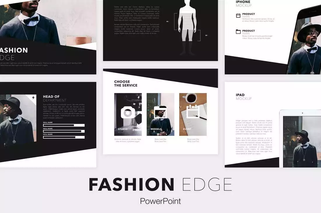 Fashion Edge PowerPoint Template | Design Shack