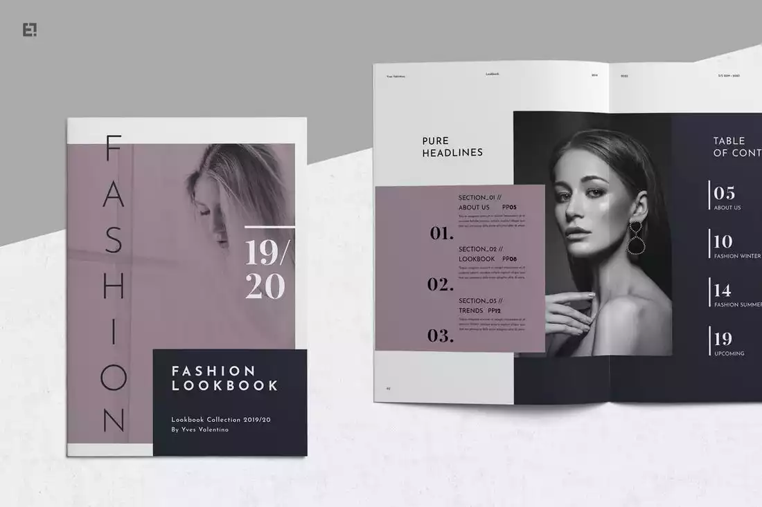 Fashion Lookbook & Portfolio Template | Design Shack