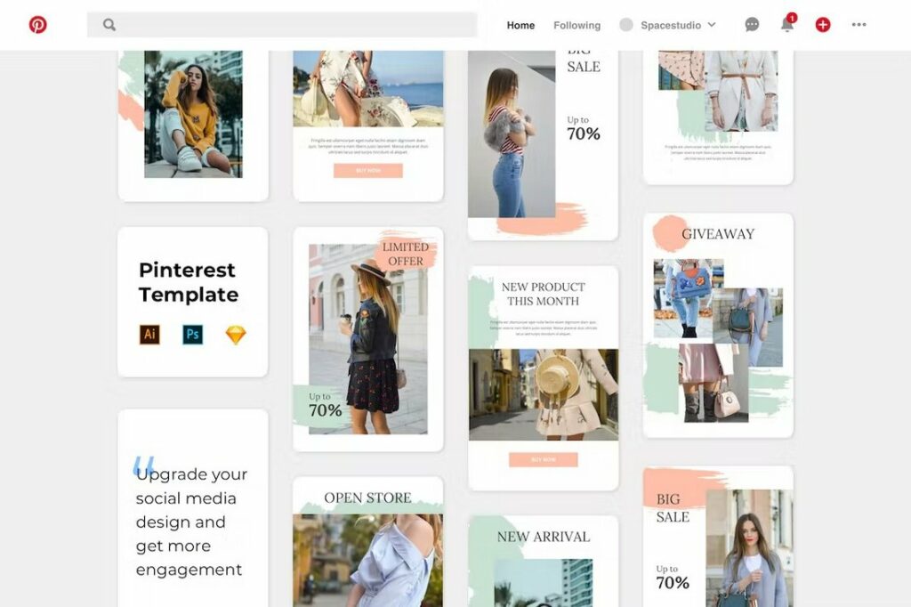 20+ Best Pinterest Templates for Posts & Banners (Free & Pro) | Design ...
