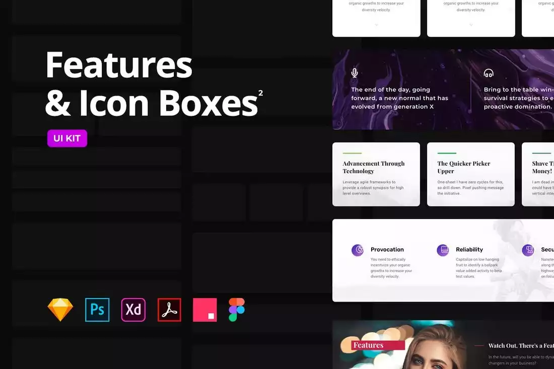 Features & Icon Boxes Multipurpose Templates | Design Shack