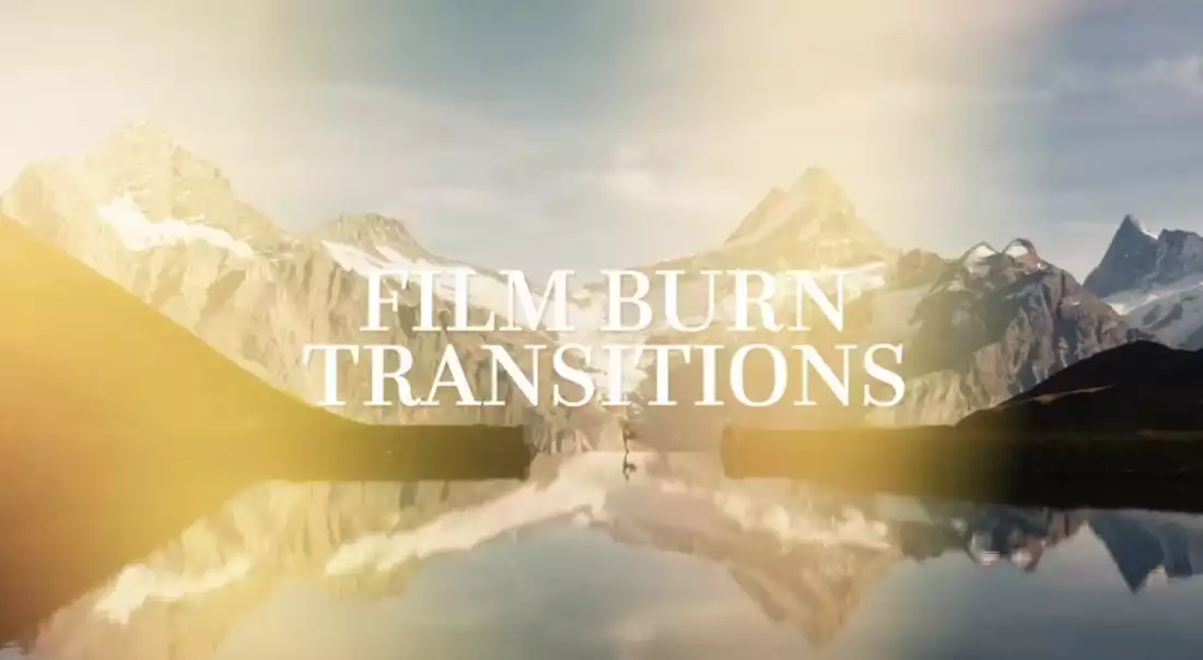 Film Burn Transitions for DaVinci Resolve | Design Shack