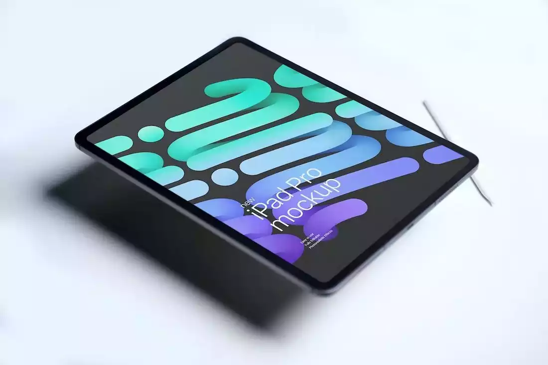 Floating iPad Pro Mockup | Design Shack