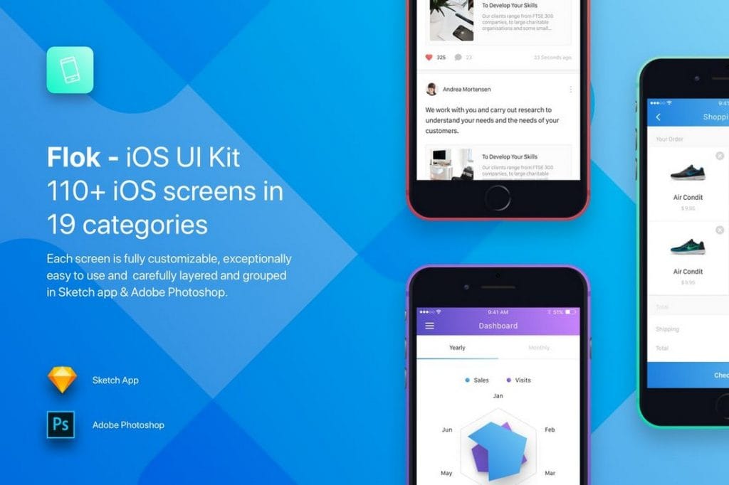30+ Best Sketch iOS App Templates – Yes Web Designs