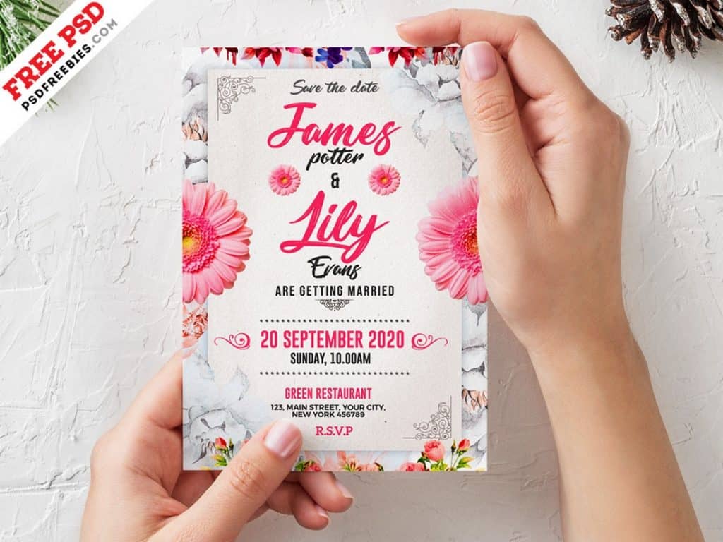 20+ Best Free Invitation Templates | Design Shack