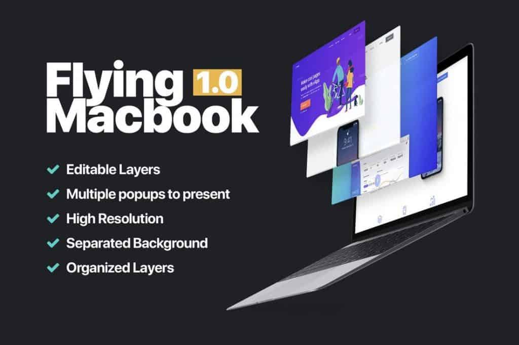 100+ MacBook Mockup PSD Templates 2021 - Shack Design
