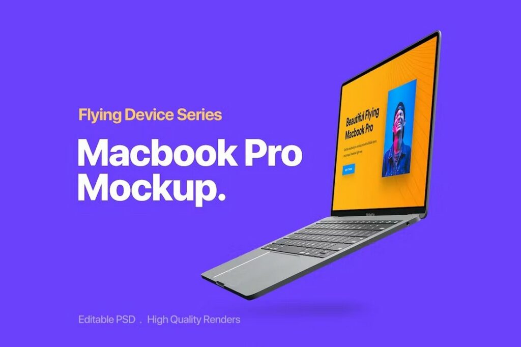 100+ MacBook Mockup PSD Templates 2025
