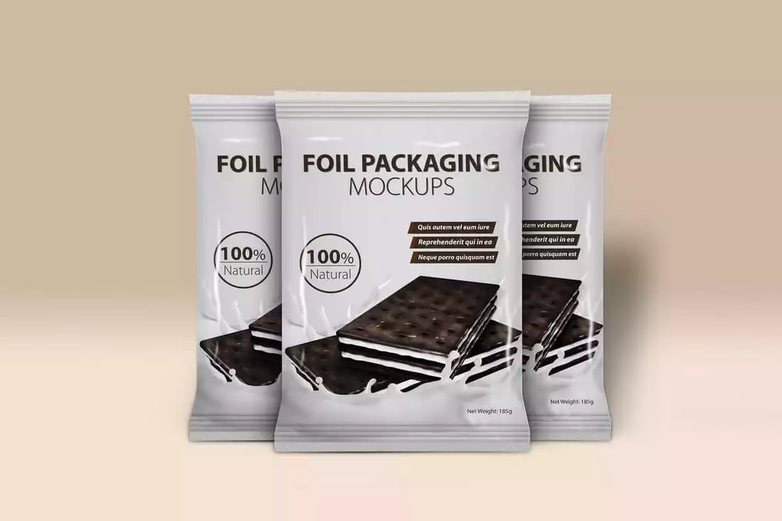 Foil Packaging Mockups Vol.2 | Design Shack