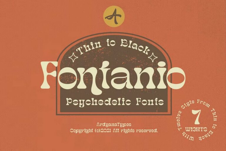 25+ Best Psychedelic Fonts in 2023 (Free & Pro) | Design Shack