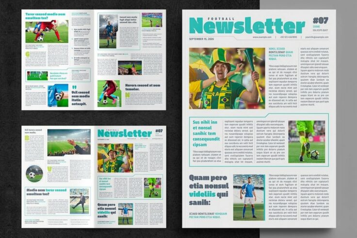 35+ Best InDesign Newsletter Templates (Free & Premium) | Design Shack