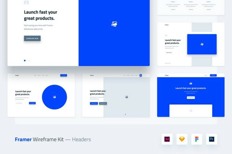 30+ Website Wireframe Templates (For Sketch, Photoshop + More) | Design ...