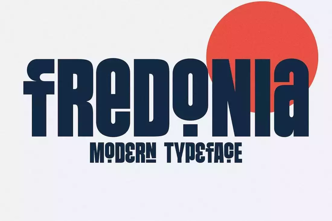 Fredonia Modern Condensed Font | Design Shack