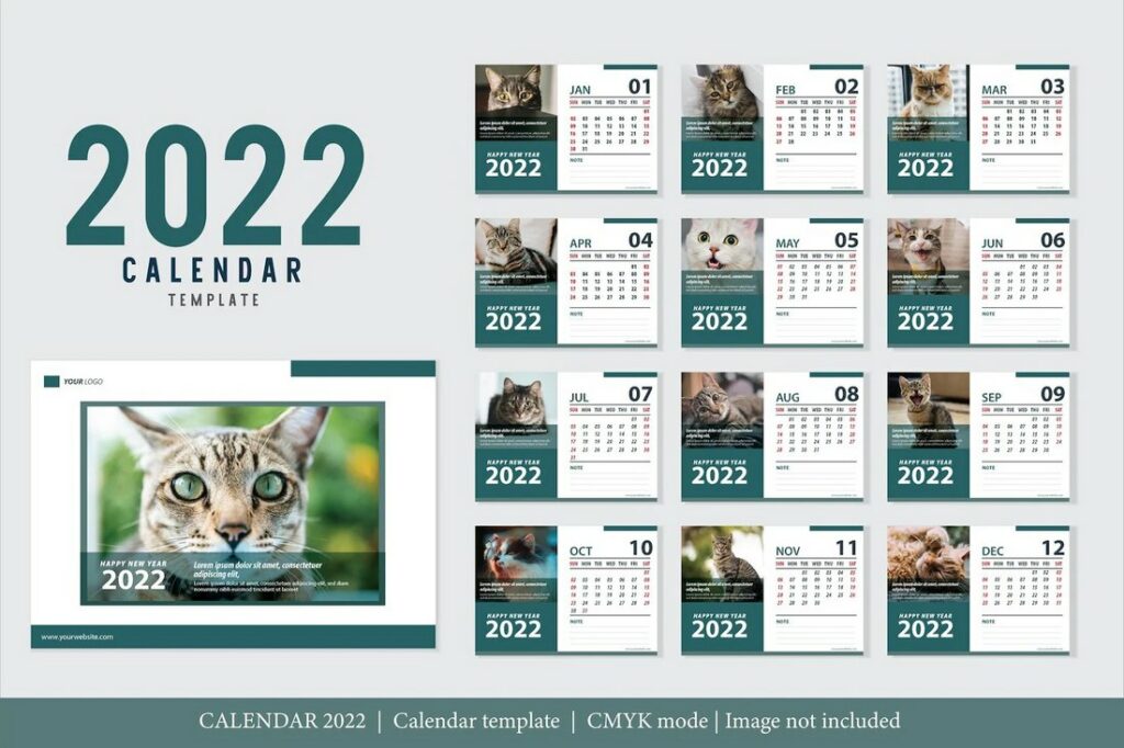 20+ Best InDesign Calendar Templates 2025 | Design Shack