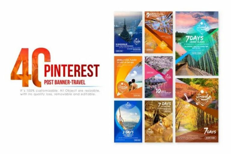 20+ Best Pinterest Templates for Posts & Banners (Free & Pro) | Design ...