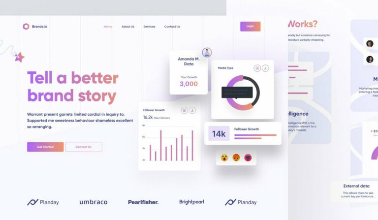 45+ Best Adobe XD Website Templates (Free & Pro) | Design Shack