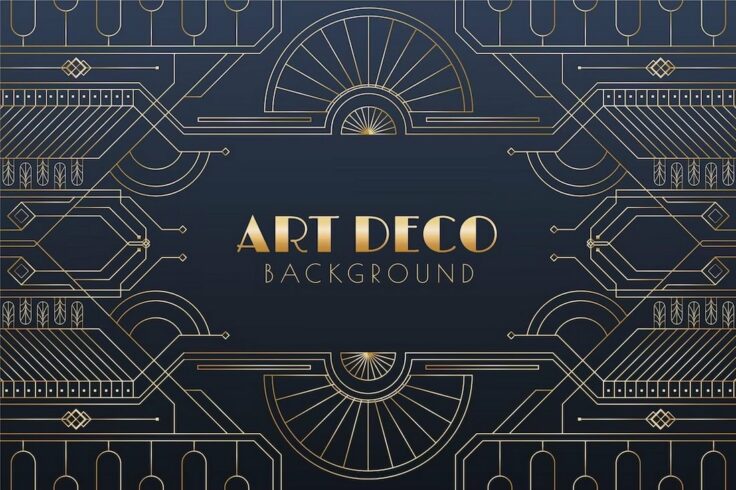 20+ Best Art Deco Patterns, Frames, & Backgrounds | Design Shack