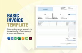 12+ Best Invoice Templates for Google Docs | Design Shack
