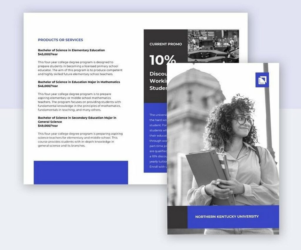 15+ Best Google Docs Brochure Templates (Trifold & More) | Design Shack