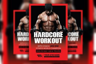 25+ Template Flyer Gym & Fitness Terbaik Tahun 2024 - desainae.com