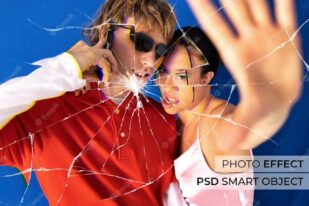 25+ Best Photoshop Glass Effect Templates, Textures & Text Effects ...