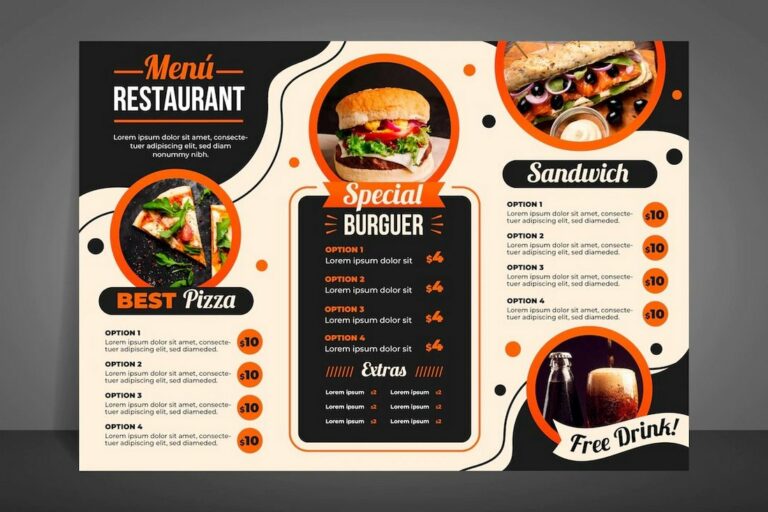 65+ Best Food & Drink Menu Templates 2025 | Design Shack