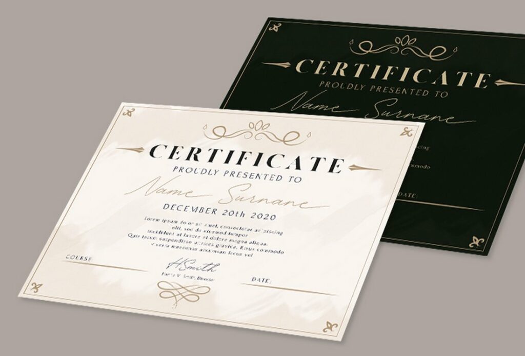 20+ Event Participation & Training Certificate Templates 2021 – Yes Web ...