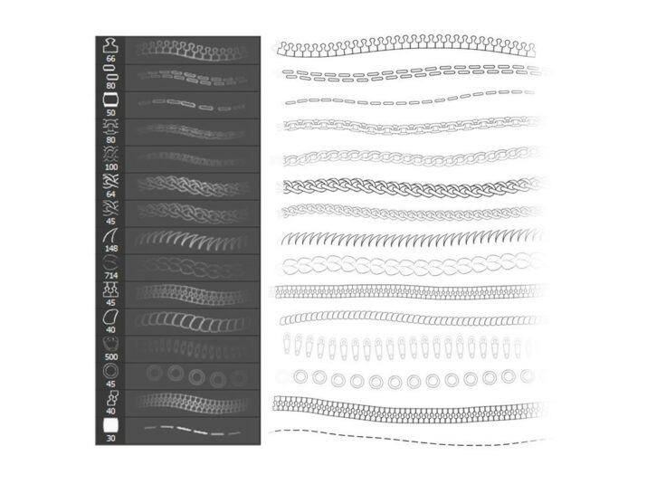 15+ Best Chain Brushes for Procreate & Photoshop (Free & Pro) | Design ...