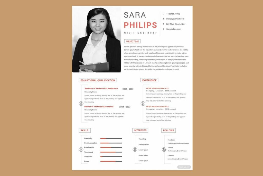 55+ Best Pages Resume & CV Templates 2025