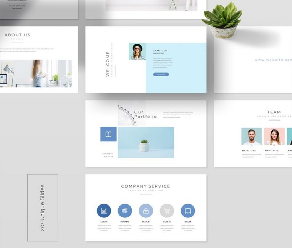 30+ Best PowerPoint Portfolio Templates 2021 | Design Shack
