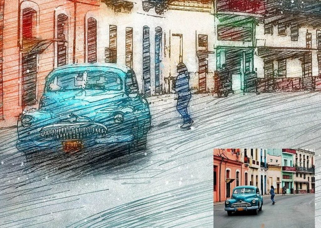 20+ Best Artistic Photoshop Actions & Filters for Art Photo Effects ...