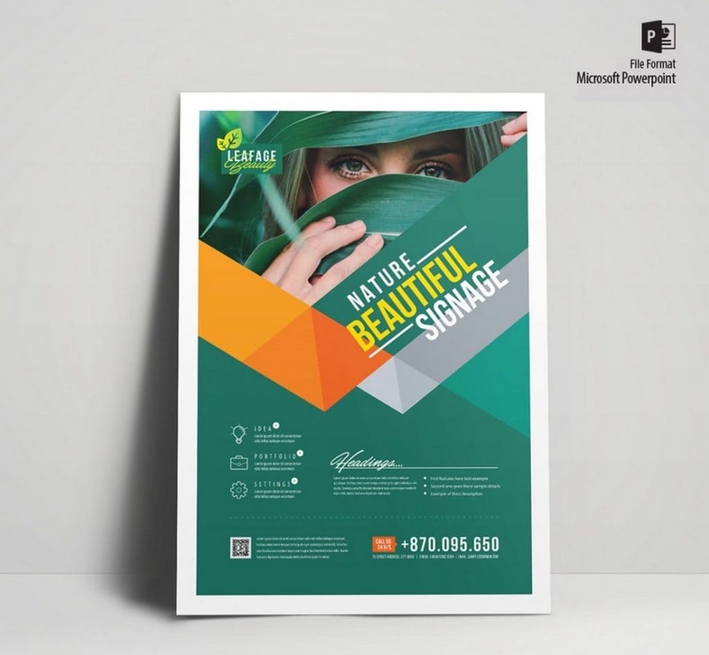 Powerpoint Poster Templates Bicyclejes