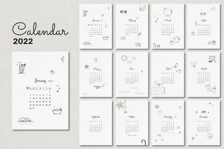 20+ Best InDesign Calendar Templates 2025 | Design Shack
