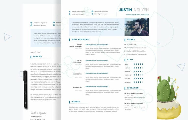20+ Best Figma Resume & CV Templates | Design Shack