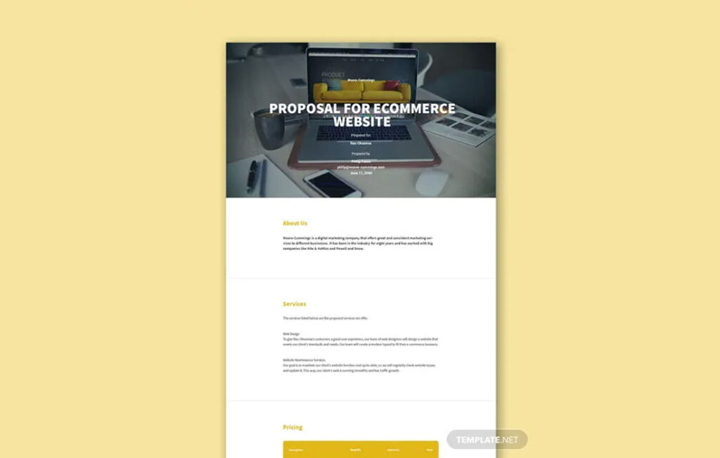 20+ Template Proposal Pemasaran Digital, Sosial & SEO 2024 - desainae.com