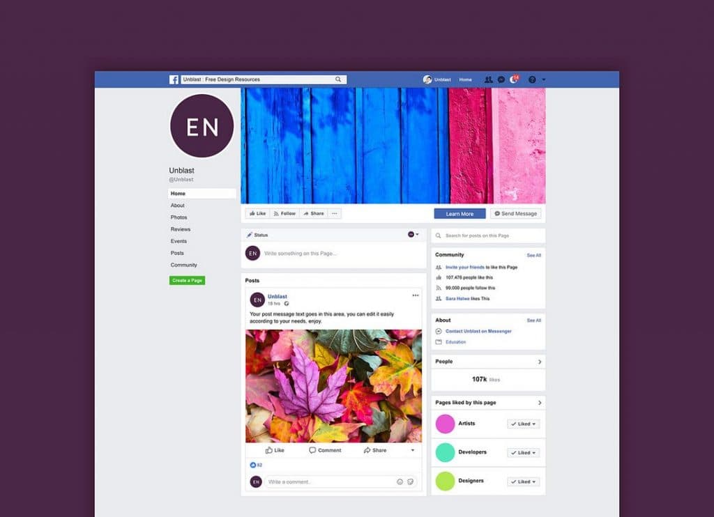25+ Best Facebook Cover & Post Mockups | Design Shack