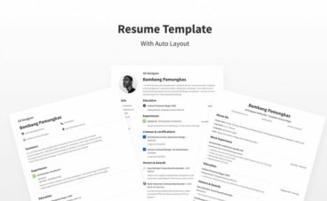 20+ Best Figma Resume & CV Templates | Design Shack