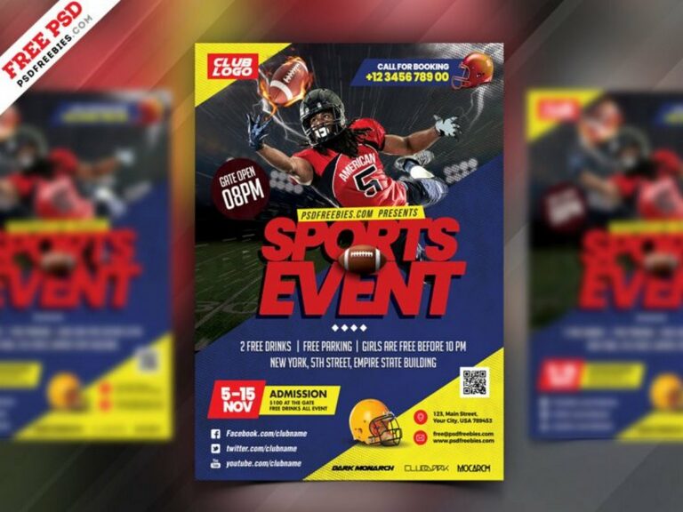 25+ Best Sports Flyer Templates 2025 (Free & Pro) | Design Shack