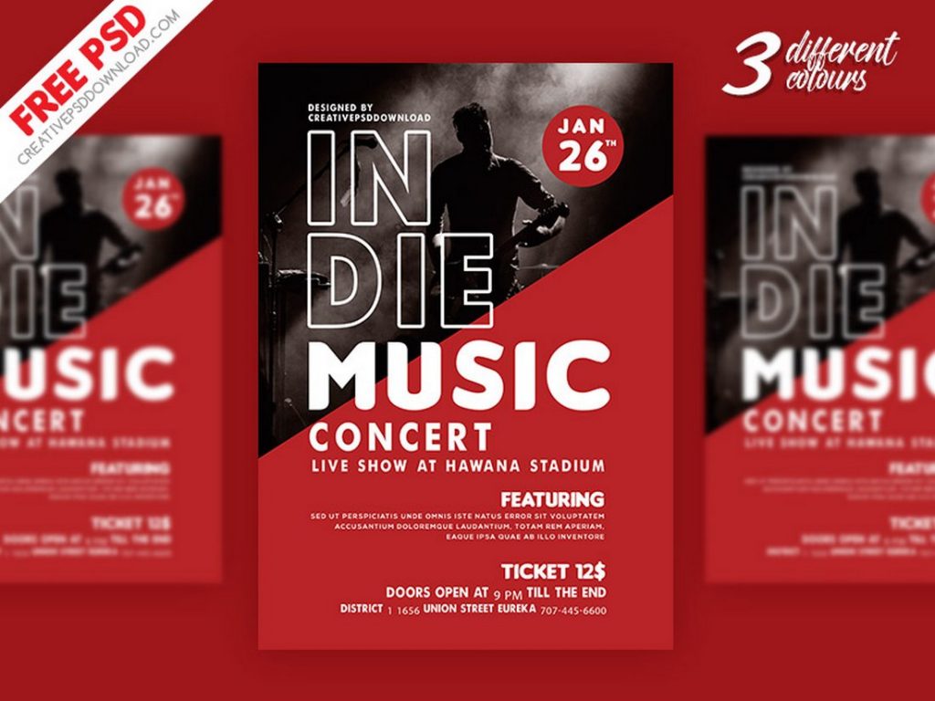 45+ Best Music & Band Flyer Templates | Design Shack