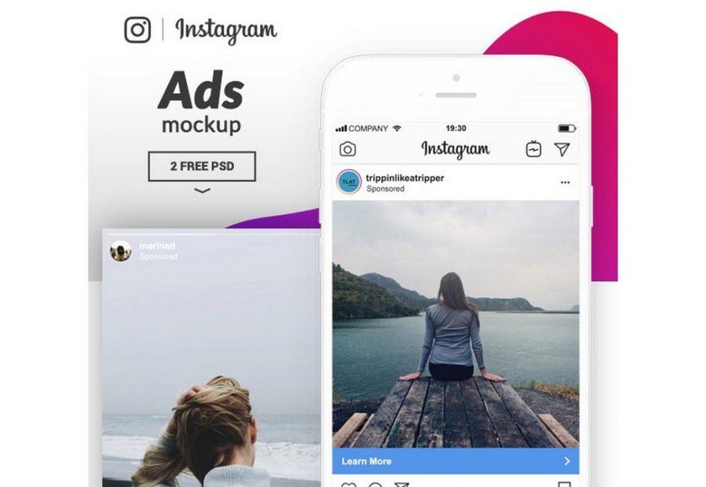 Instagram Sponsored Post Template