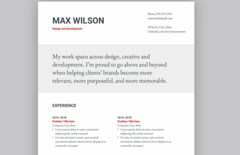 20+ Modern Google Docs Resume Templates 2025 | Design Shack