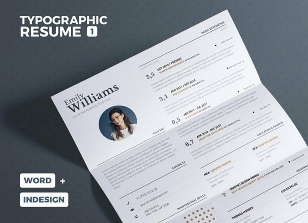 25+ Best Minimal Resume Templates in 2024 | Design Shack